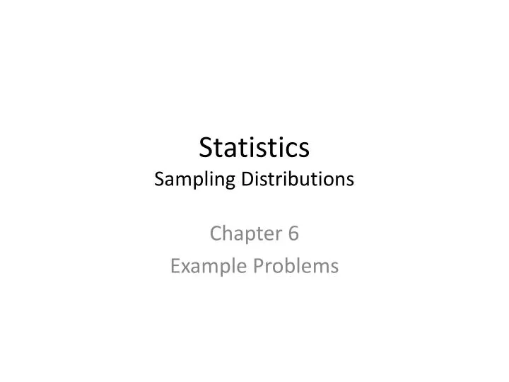 PPT - Statistics Sampling Distributions PowerPoint Presentation, free ... PPT - Statistics Sampling Distributions PowerPoint Presentation, free ...