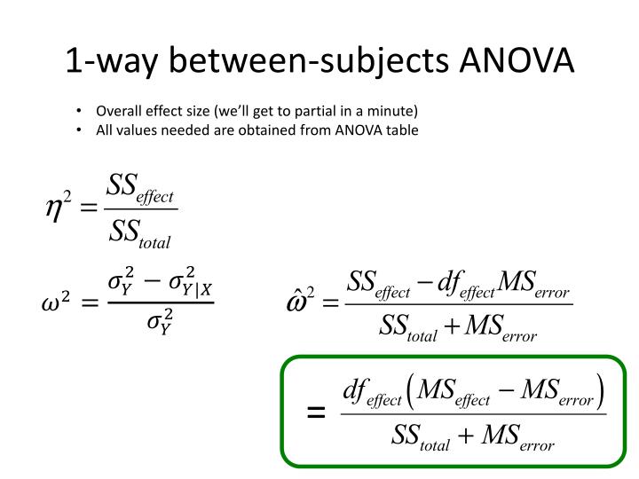 PPT - Effect Size Tutorial: Cohen’s d and Omega Squared PowerPoint ...