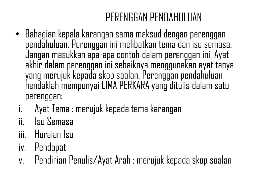 PPT - Ceramah Teknik Menjawab Soalan Bahasa Melayu SPM PowerPoint ...