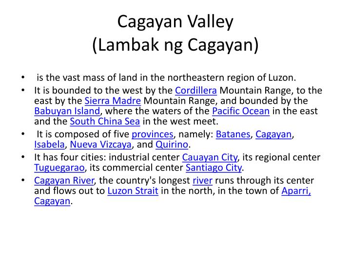 PPT - Region II: Cagayan Valley PowerPoint Presentation - ID:2293517