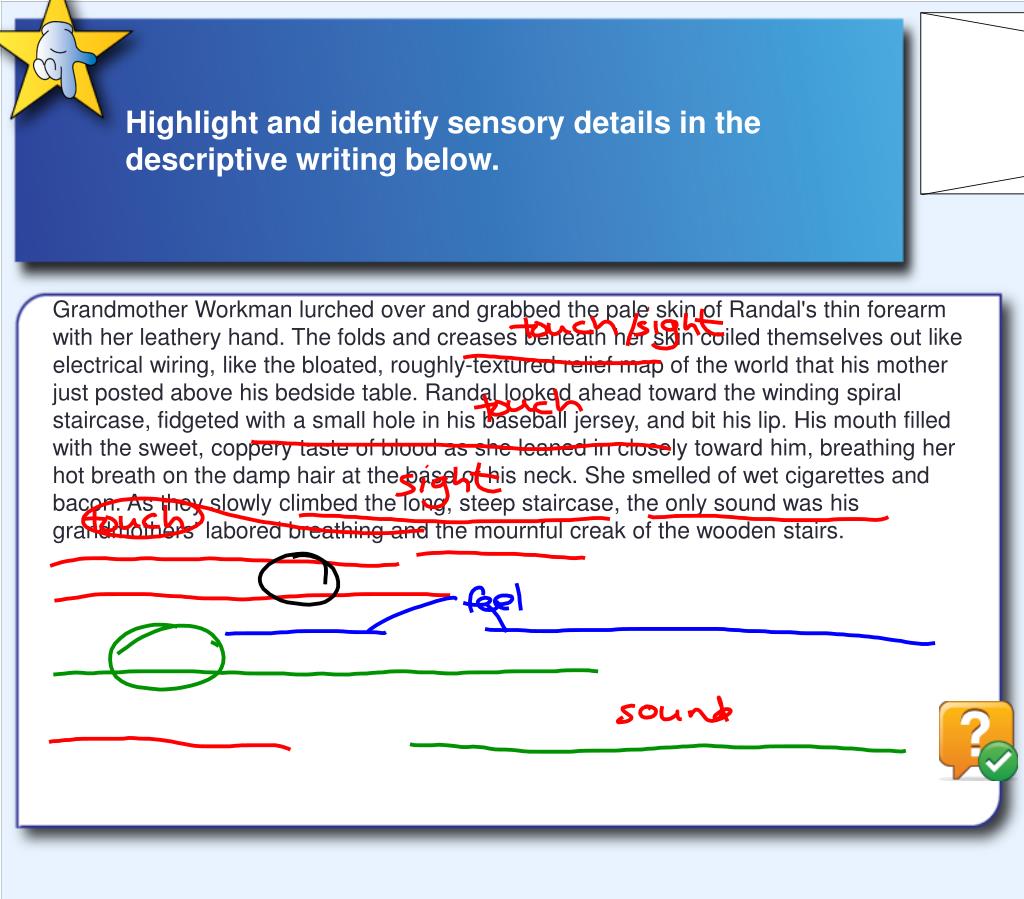 PPT Descriptive Writing Sensory Details PowerPoint Presentation PPT Descriptive Writing Sensory Details PowerPoint Presentation