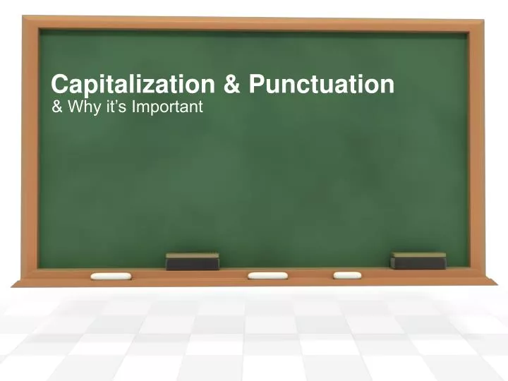 PPT - Capitalization & Punctuation PowerPoint Presentation, free ...