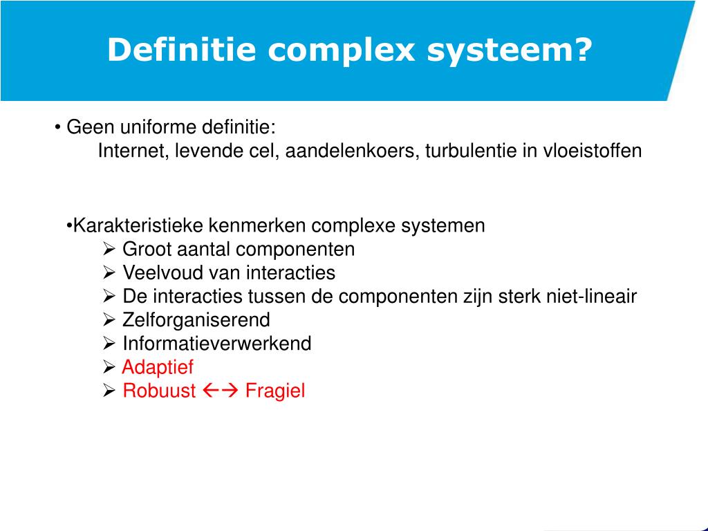 PPT - Tom de Greef Het Tijdperk van Complexiteit College 1 PowerPoint ...