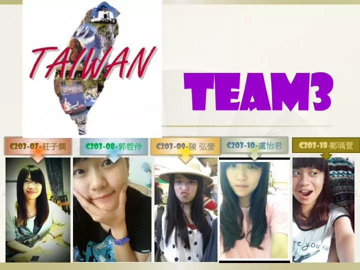 PPT - Team3 PowerPoint Presentation, free download - ID:2295973