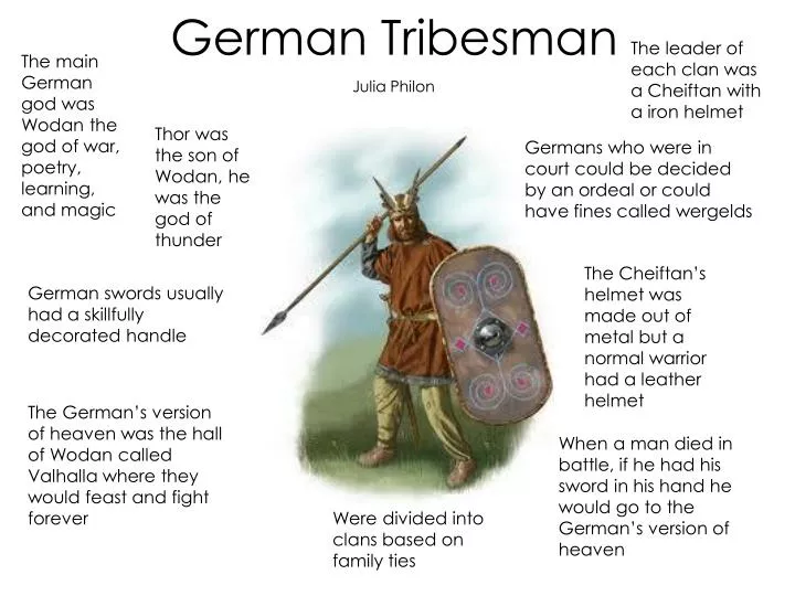 PPT - German Tribesman PowerPoint Presentation, free download - ID:2297586