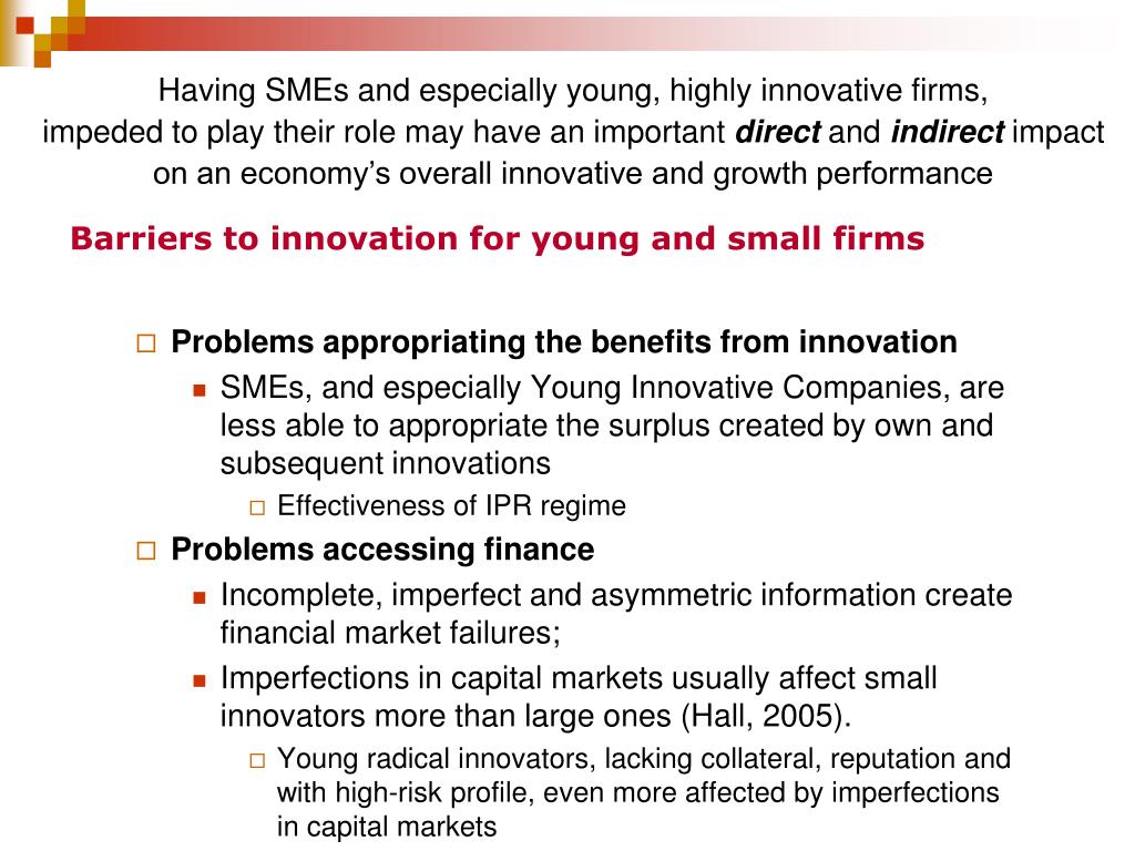 PPT - EU growth, innovation, entrepreneurship and the role of SMEs ...