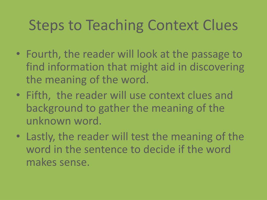 PPT - Context Clues PowerPoint Presentation, free download - ID:2297955 PPT - Context Clues PowerPoint Presentation, free download - ID:2297955