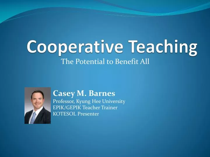PPT - Cooperative Teaching PowerPoint Presentation, free download - ID ...