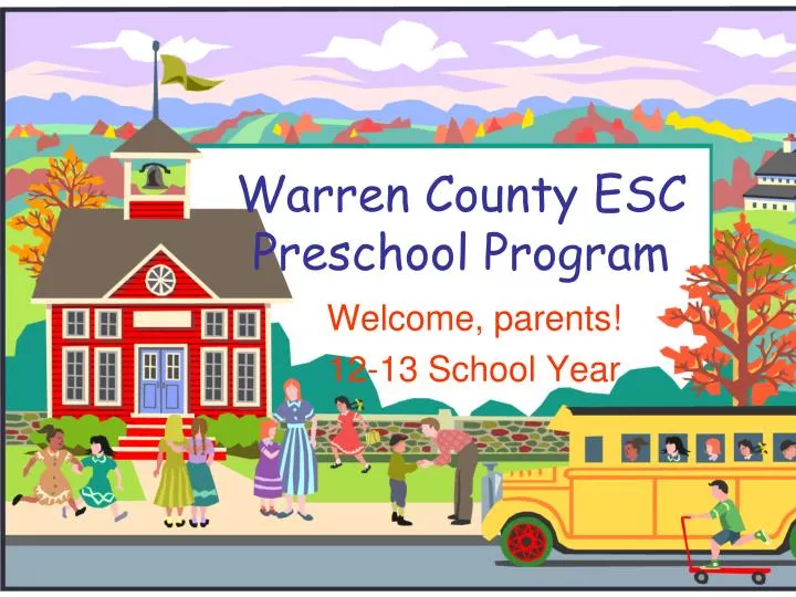 PPT - Warren County ESC Preschool Program PowerPoint Presentation, free ...