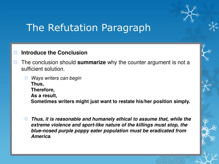 PPT - How to Write a Refutation Paragraph PowerPoint Presentation - ID ...