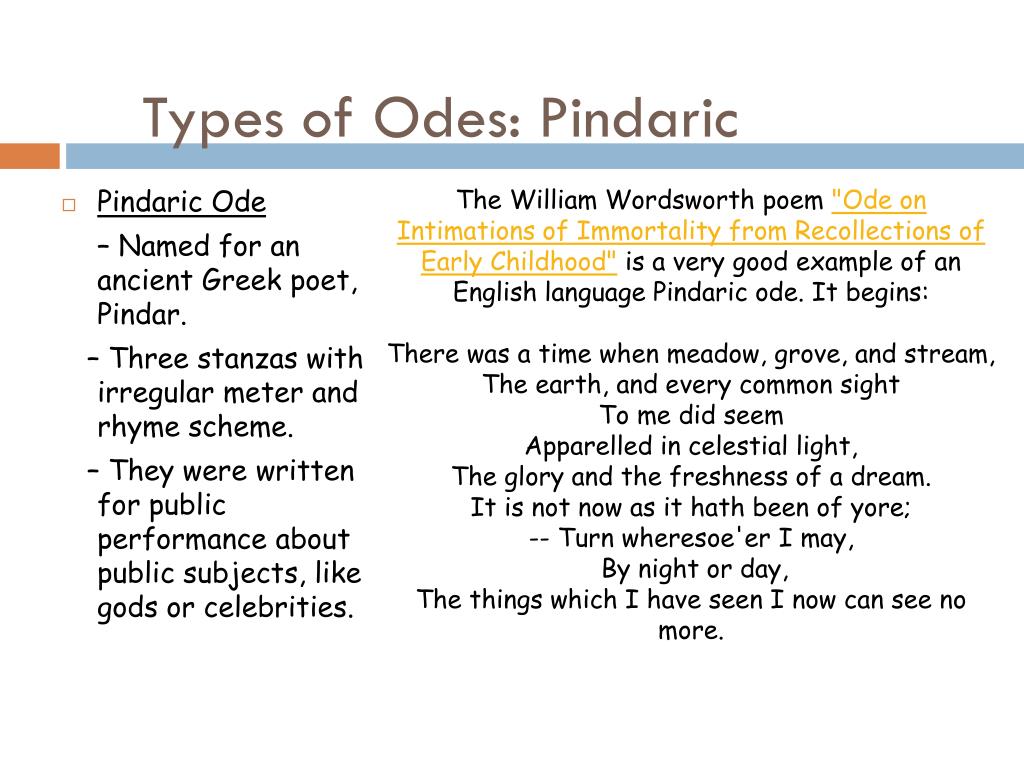 Types Of Odes - werohmedia Types Of Odes - werohmedia