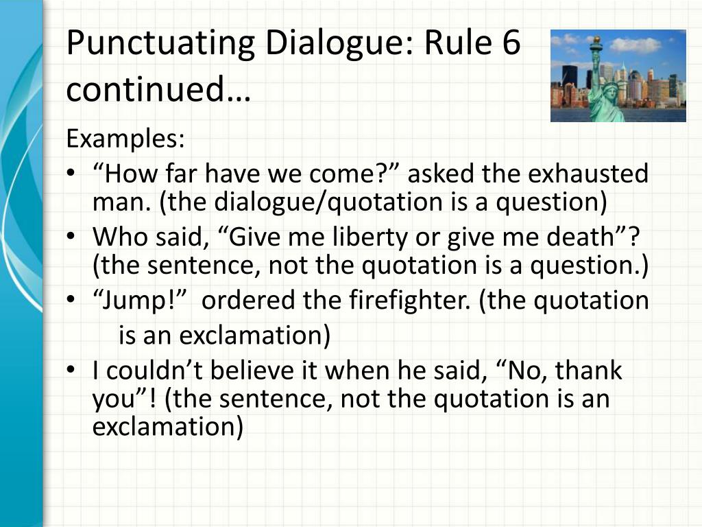 PPT Using Quotation Marks Punctuating Dialogue A Handy Dandy 