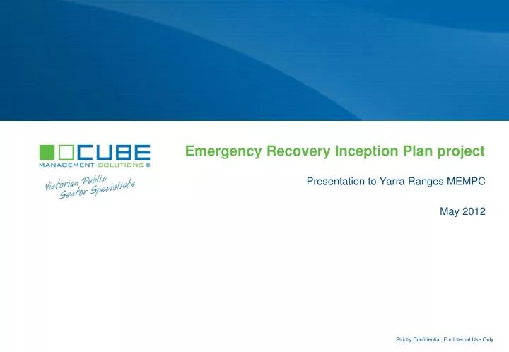 PPT - Emergency Recovery Inception Plan project PowerPoint Presentation ...