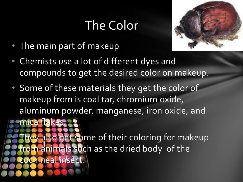 PPT - Chemistry in Everyday Life: Cosmetics PowerPoint Presentation ...