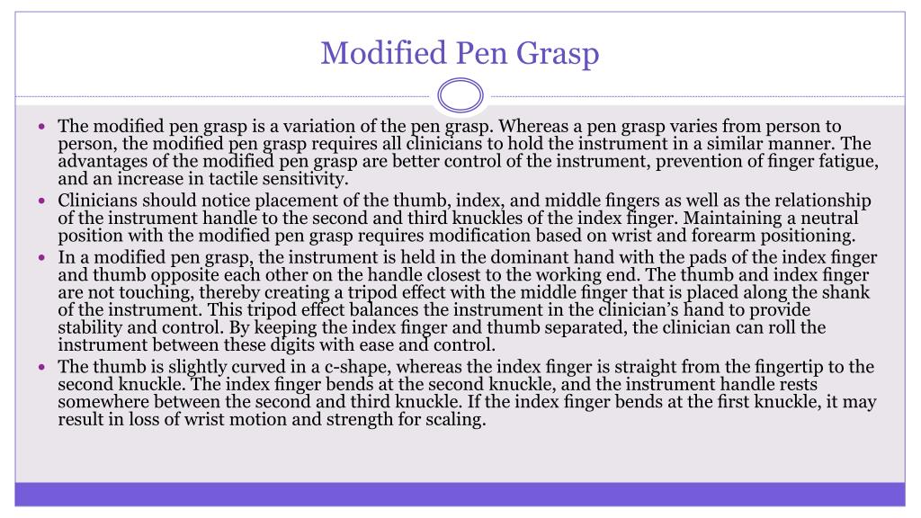 PPT - Instrumentation for the Dental Hygienist PowerPoint Presentation ...