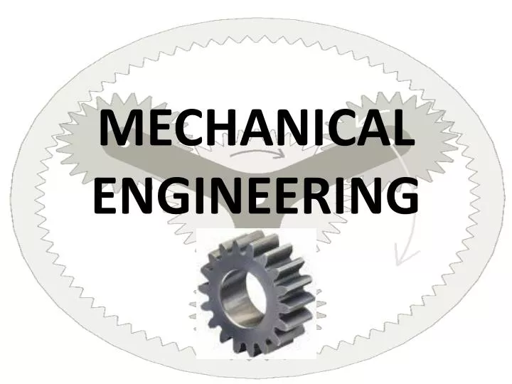 PPT - MECHANICAL ENGINEERING PowerPoint Presentation, free download ...
