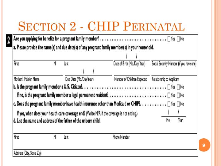 PPT - The CHIP/Children’s Medicaid Application Process PowerPoint ...