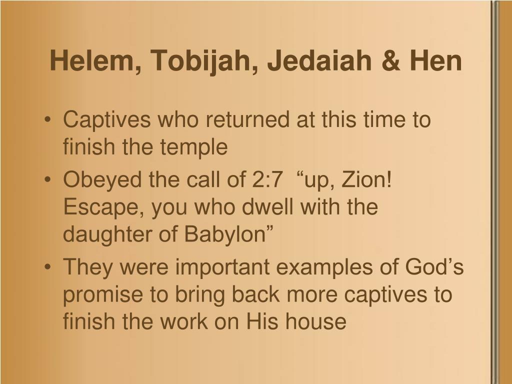 PPT - Zechariah’s Night Visions (Zech. 1-6) PowerPoint Presentation ...