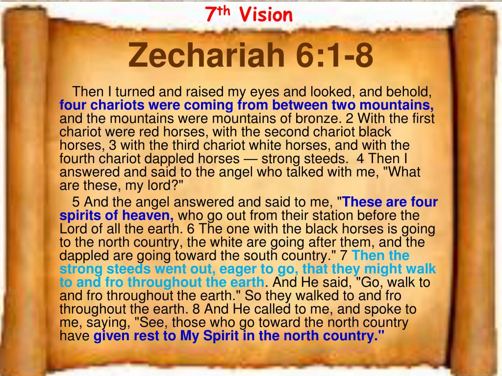 PPT - Zechariah’s Night Visions (Zech. 1-6) PowerPoint Presentation ...