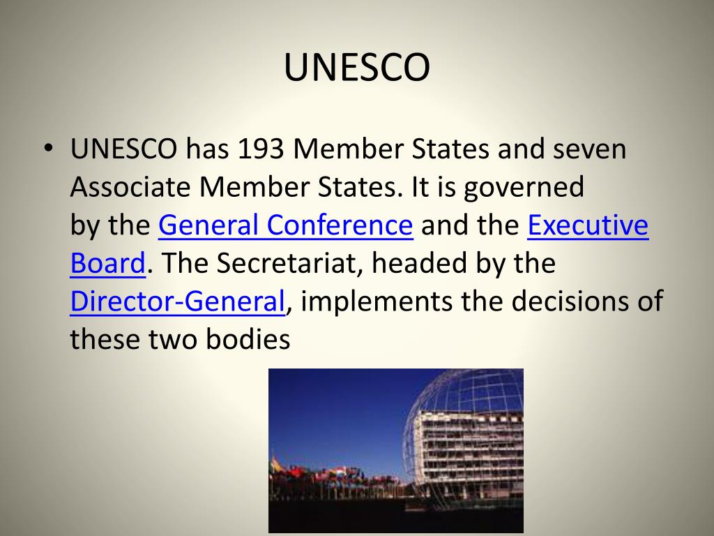 PPT - UNESCO United Nations Education, Scientific and Cultural ...