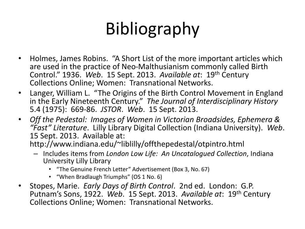 PPT - Birth Control in Victorian England, or Foucault was Right ...