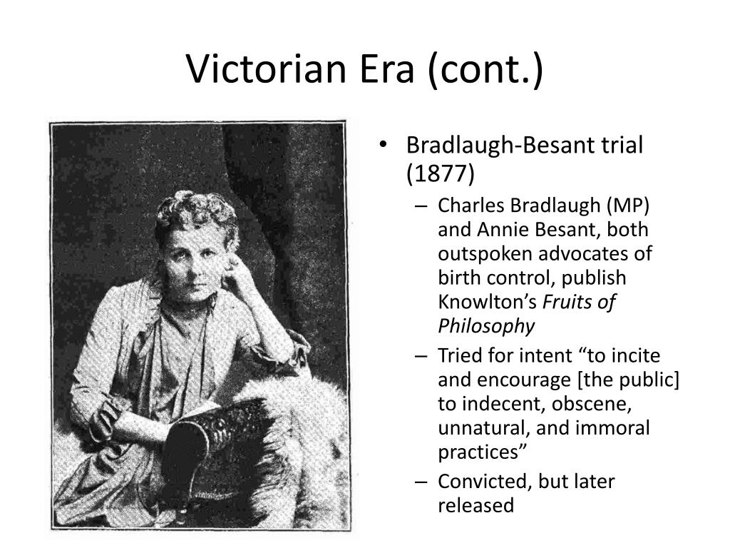 PPT - Birth Control in Victorian England, or Foucault was Right ...
