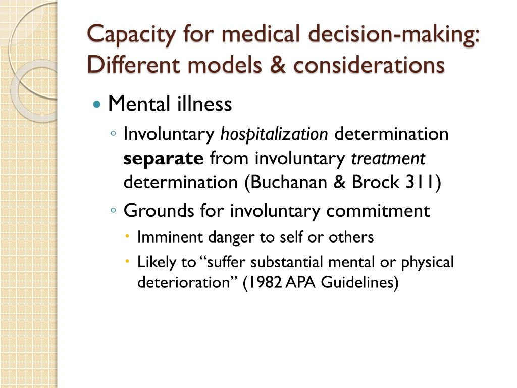 PPT - Ethics Case Workup: Psychiatry PowerPoint Presentation, free ...
