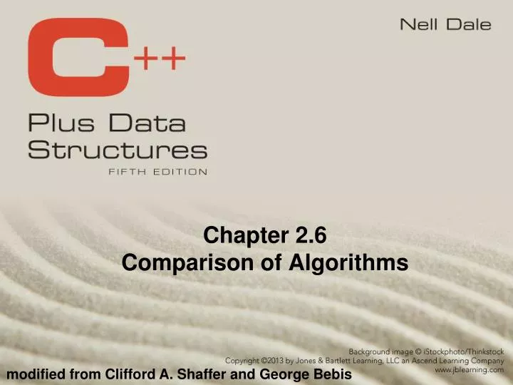 PPT - Chapter 2.6 Comparison of Algorithms PowerPoint Presentation ...
