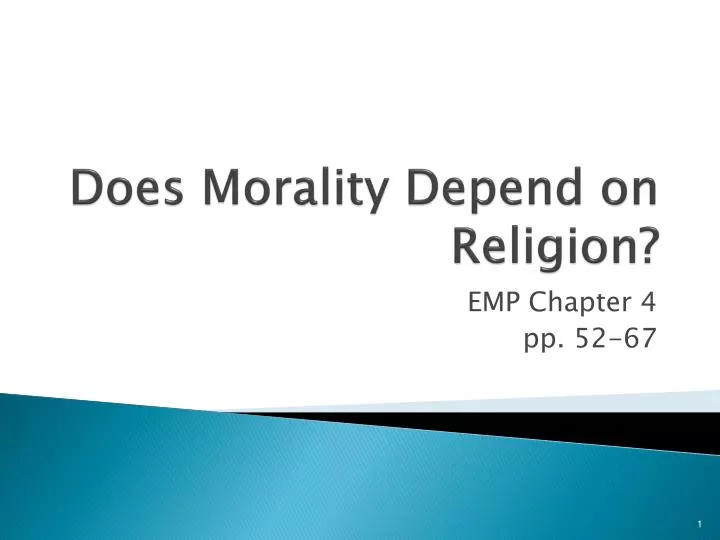 PPT - Does Morality Depend on Religion? PowerPoint Presentation, free ...