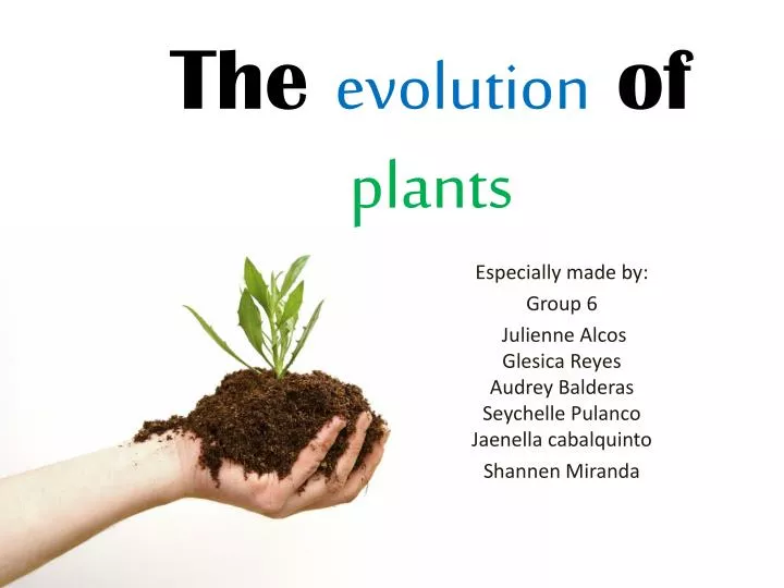PPT - The evolution of plants PowerPoint Presentation, free download ...