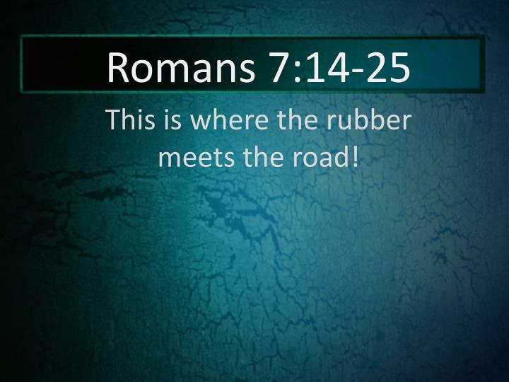 PPT - Romans 7 PowerPoint Presentation - ID:2311192