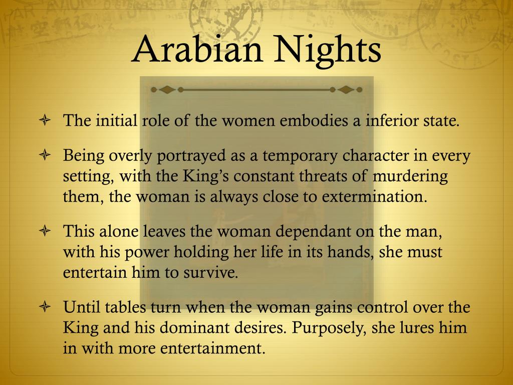 PPT - The Arab Woman: Portrayals in Literature & Culture PowerPoint ...