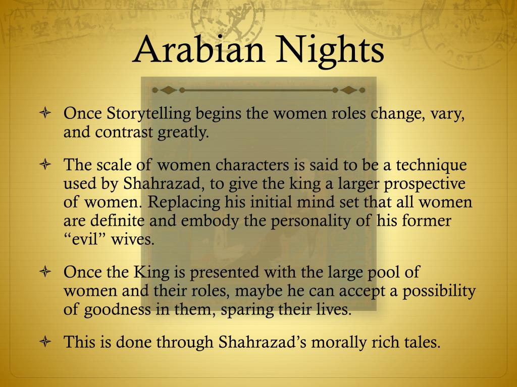 PPT - The Arab Woman: Portrayals in Literature & Culture PowerPoint ...