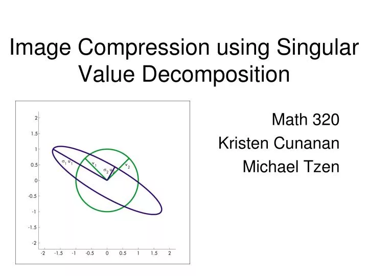 PPT - Image Compression using Singular Value Decomposition PowerPoint ... PPT - Image Compression using Singular Value Decomposition PowerPoint ...
