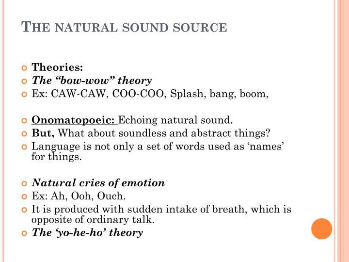 PPT - The origins of language PowerPoint Presentation - ID:2312244