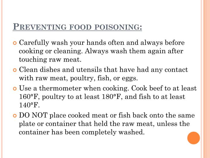 PPT - FOOD POISONING PowerPoint Presentation - ID:2312909