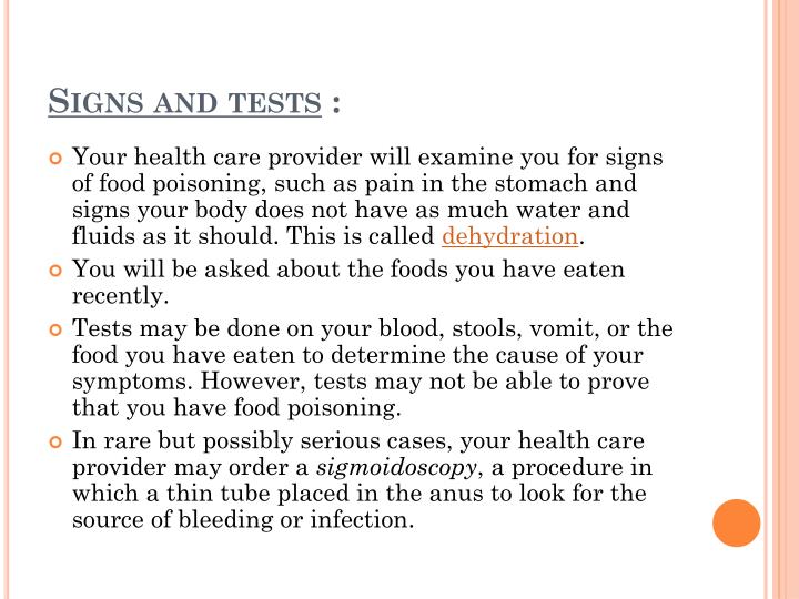 PPT - FOOD POISONING PowerPoint Presentation - ID:2312909