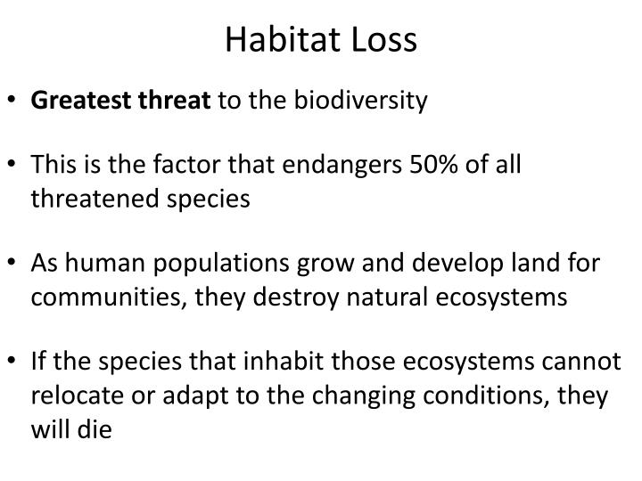 PPT - 3.3 Human Impacts On Biodiversity PowerPoint Presentation - ID ...