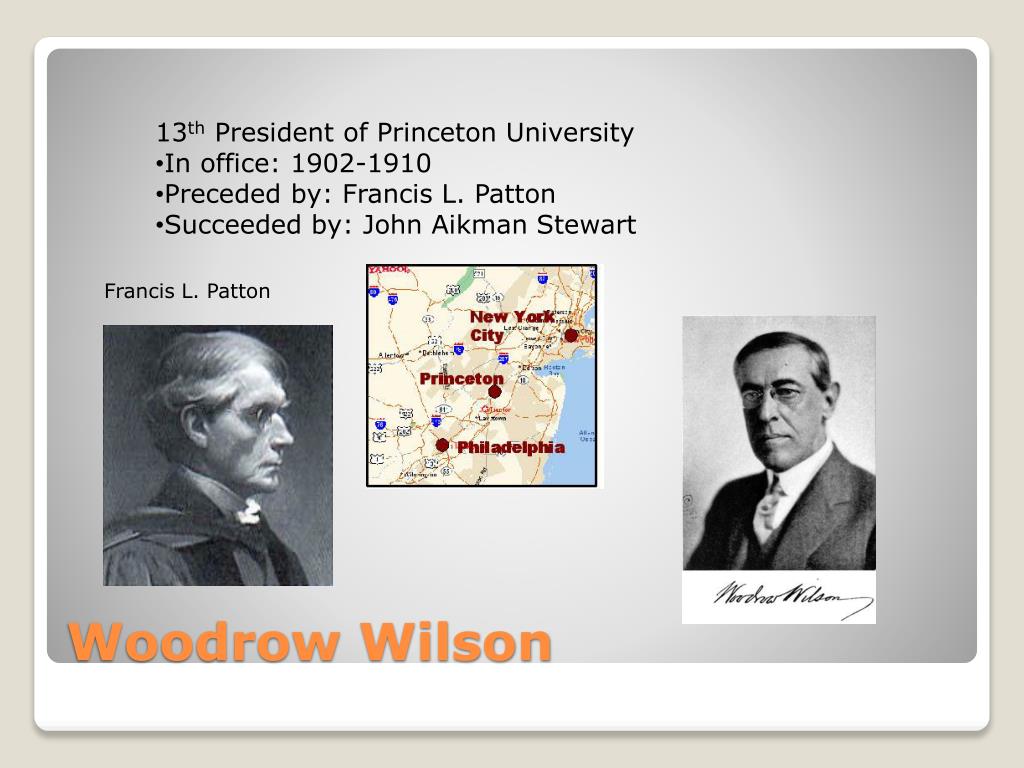Ppt President Woodrow Wilson Powerpoint Presentation Free Download