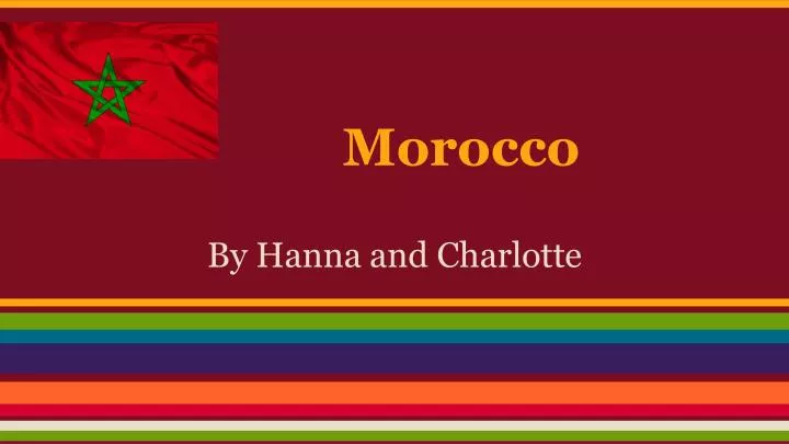 PPT - Morocco PowerPoint Presentation, free download - ID:2314991