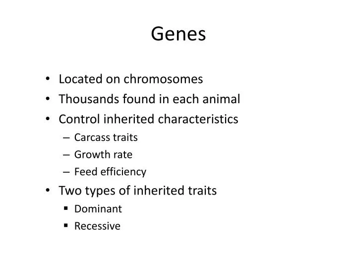 PPT - Genes PowerPoint Presentation, free download - ID:2315119