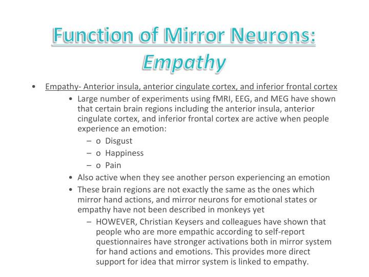 PPT - Mirror Neurons PowerPoint Presentation - ID:2315230