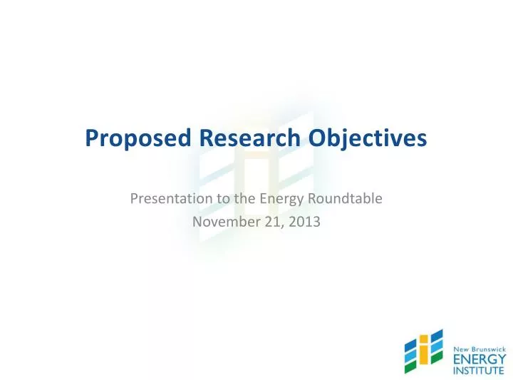 PPT - Proposed Research Objectives PowerPoint Presentation, free ...