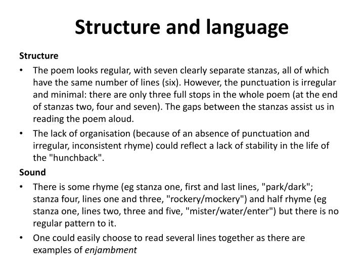 PPT - The Hunchback in the Park PowerPoint Presentation - ID:2315401