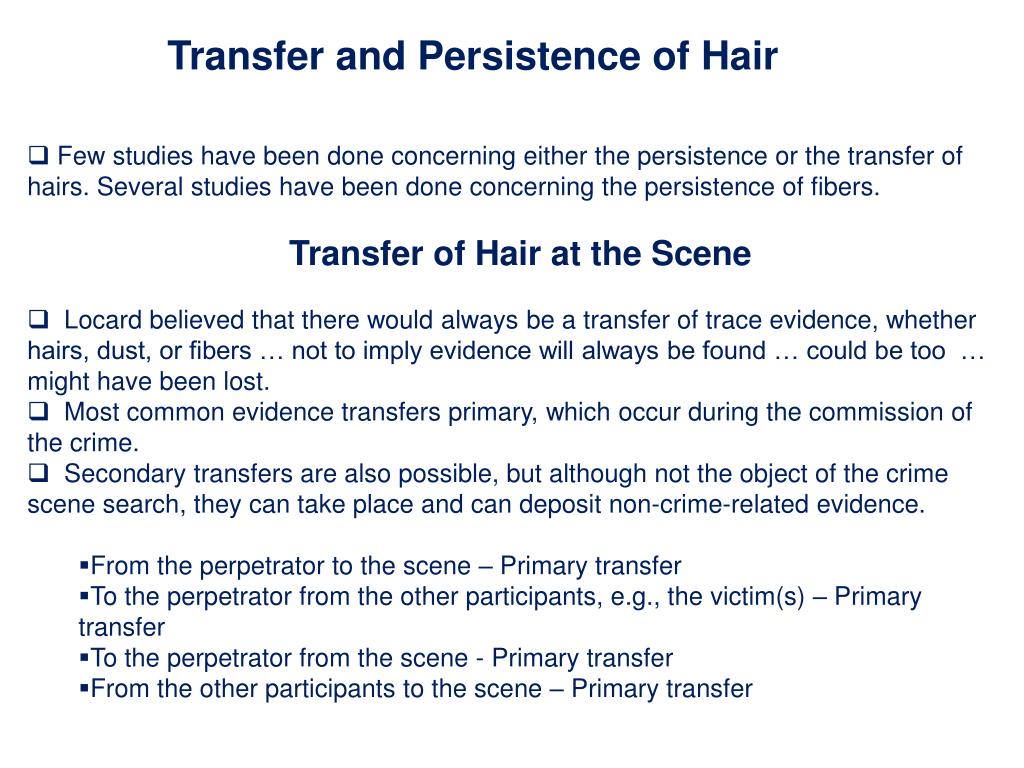 PPT - Microscenes : Trace Evidence - Hair and Fibers PowerPoint ...