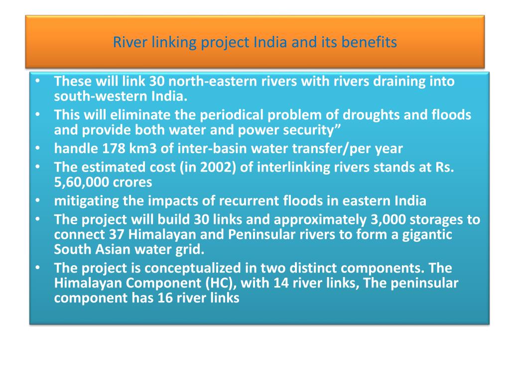 Ppt River Linking Project India Powerpoint Presentation Free