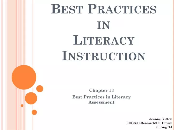 PPT - Best Practices in Literacy Instruction PowerPoint Presentation ... PPT - Best Practices in Literacy Instruction PowerPoint Presentation ...