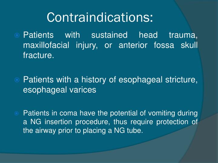 PPT - Nasogastric tube insertion PowerPoint Presentation - ID:2316291