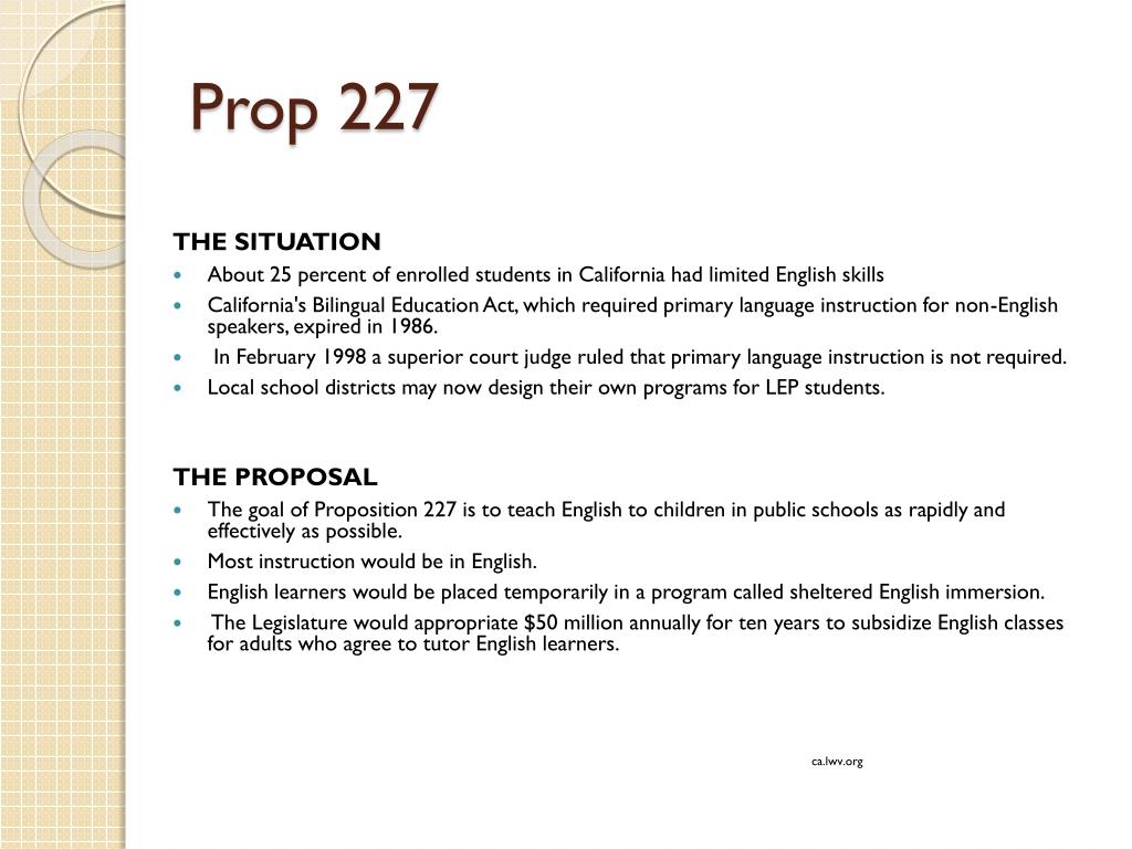 PPT - Bilingual Education in the US 1967-1998 PowerPoint Presentation ...