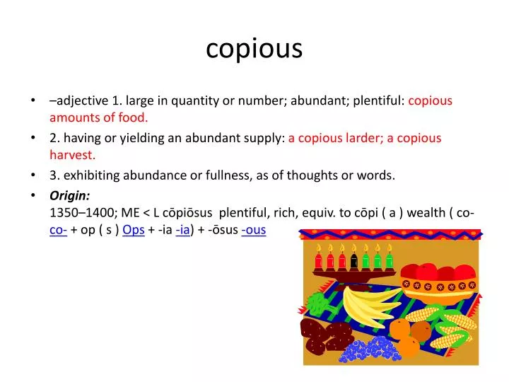 PPT - copious PowerPoint Presentation, free download - ID:2317737